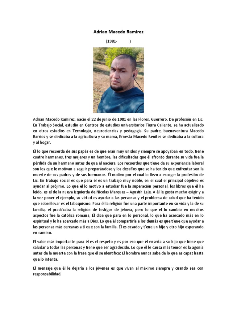 Adrian Macedo Ramirez | PDF