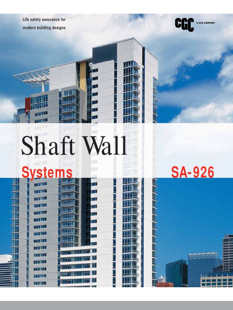 CGC Shaft Construction | PDF | Drywall | Green Building