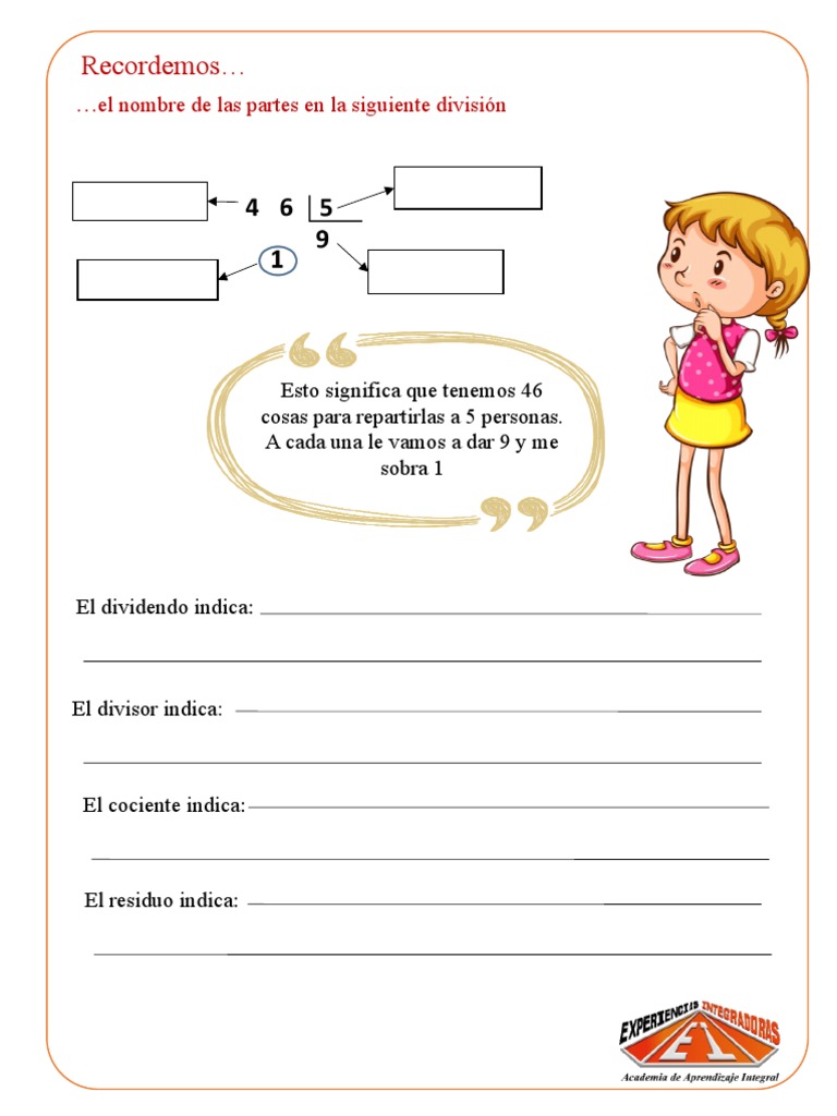 Ejercicios de Division | PDF