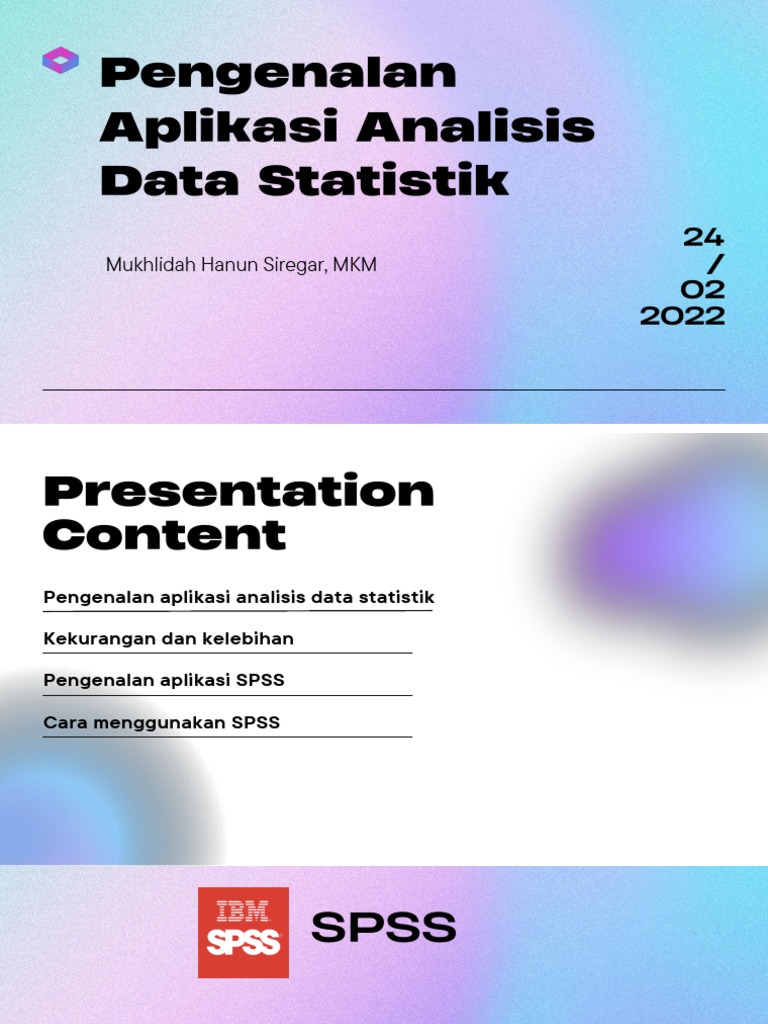 Panduan Lengkap Menggunakan SPSS | PDF
