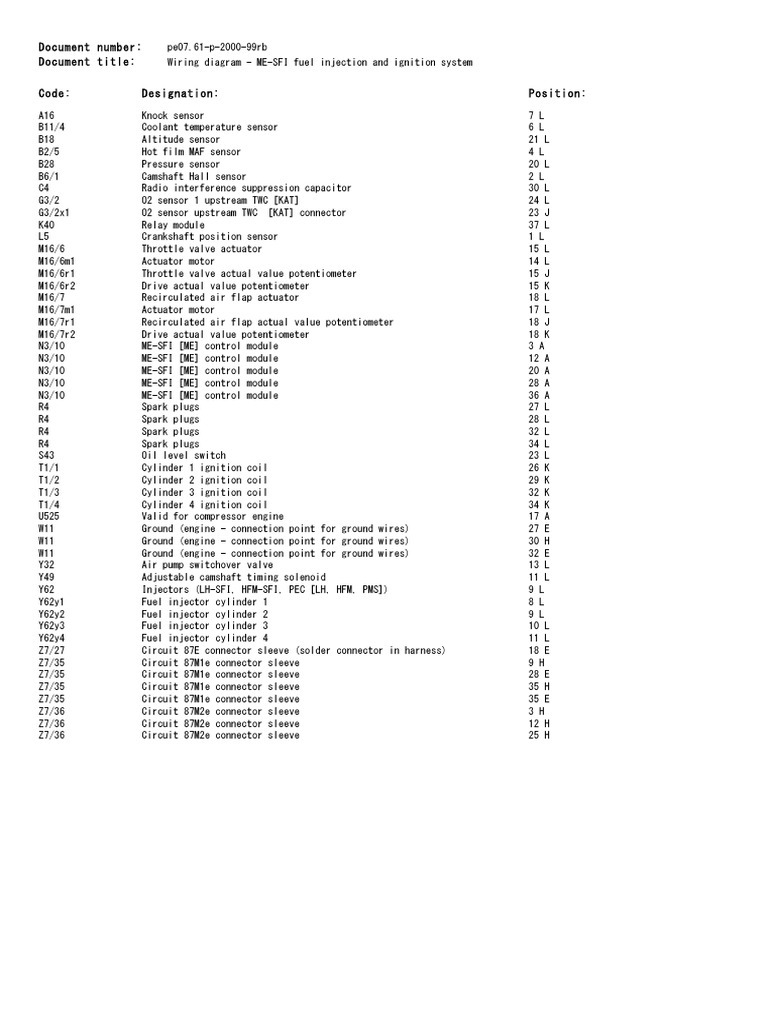 FACELIFT-Wiring Diagram - ME-SFI Fuel Injection and Ignition System ...