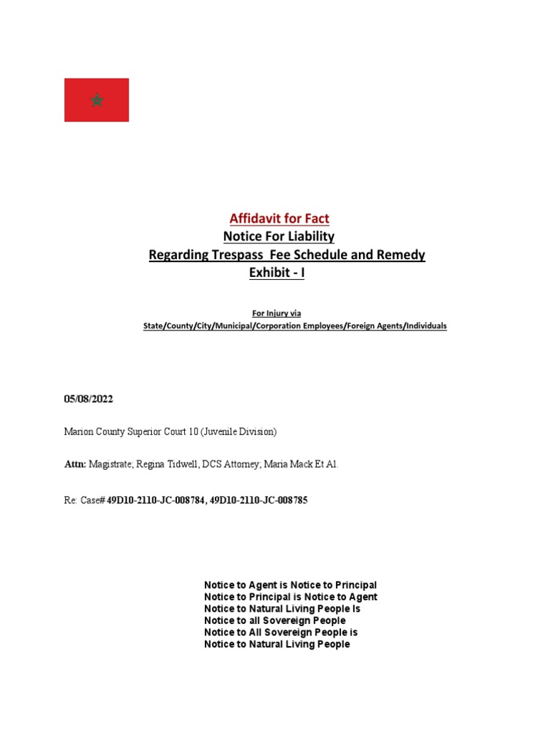 "PUBLIC NOTICE" Fee Schedule & Remedy 2022 | PDF | Oath Of Office | Affidavit