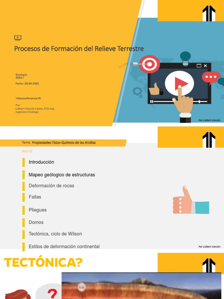 5 - Procesos de Formación Del Relieve Terrestre | PDF | Falla (geología ...