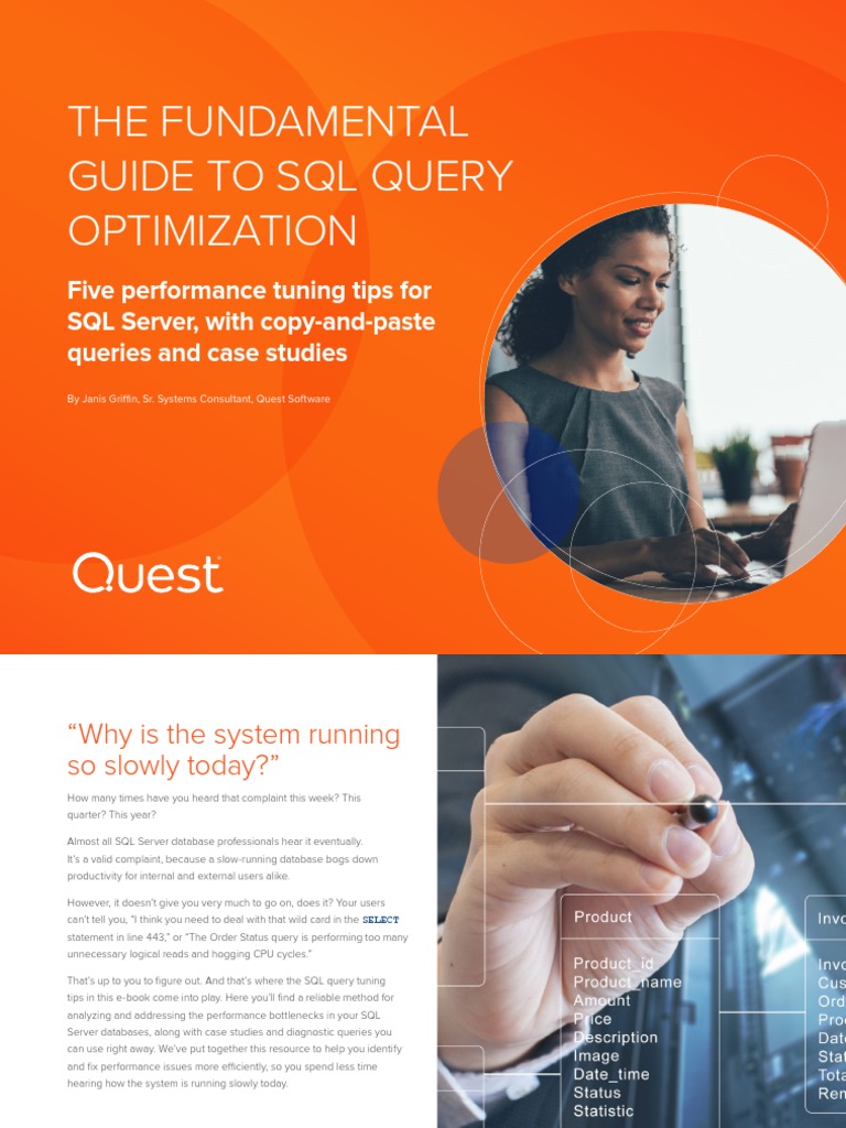 The Fundamental Guide To Sql Query Optimization Ebook 27621 Pdf Database Index Microsoft