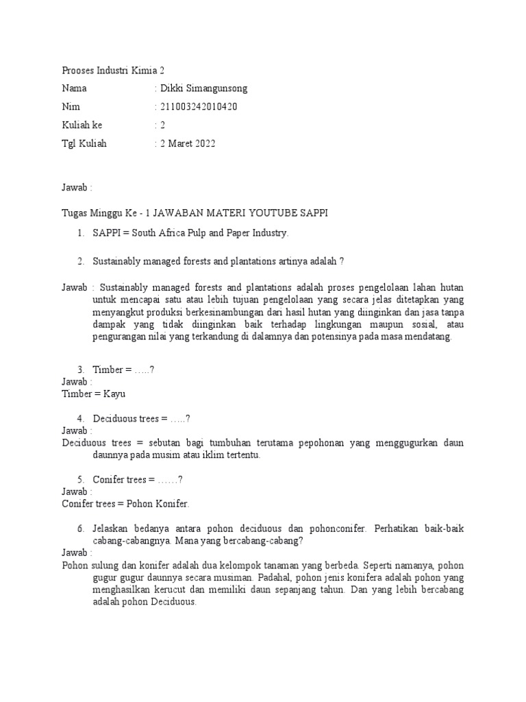 Tugas PIK II Dikki Simangunsong | PDF | Griya & Taman