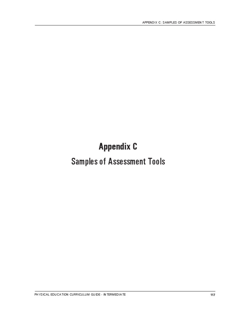 k12 Curriculum Guides Physed Intermediate Appendix C-Samples of ...