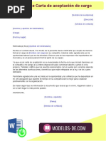 Modelo de Carta de Recibido | PDF