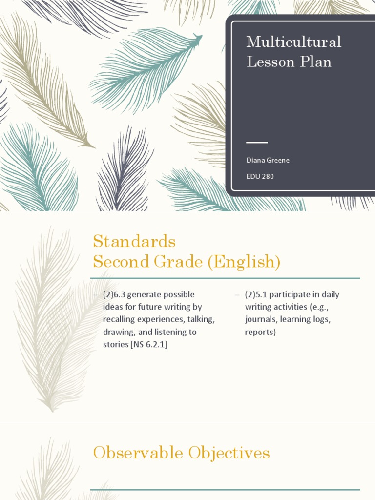 Multicultural Lesson Plan | PDF | Learning | Poetry