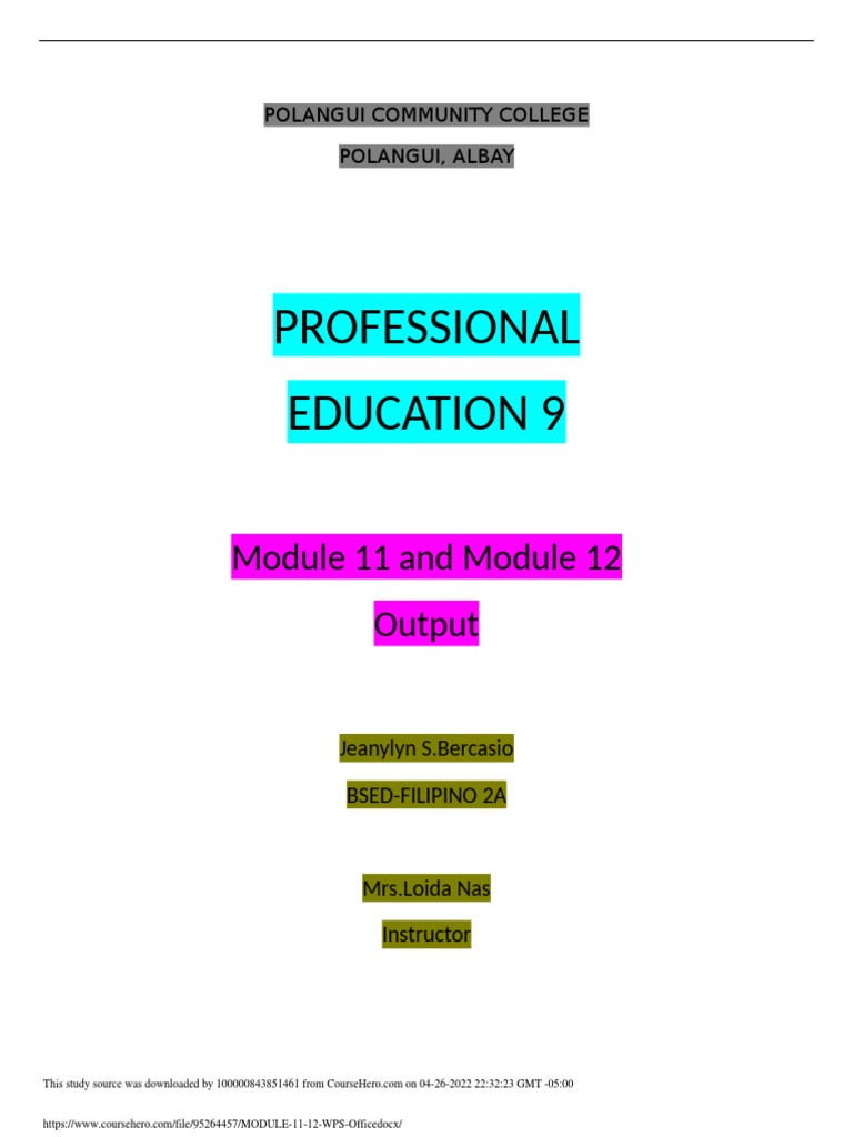 MODULE 11 12 WPS Office | PDF | Curriculum | Innovation