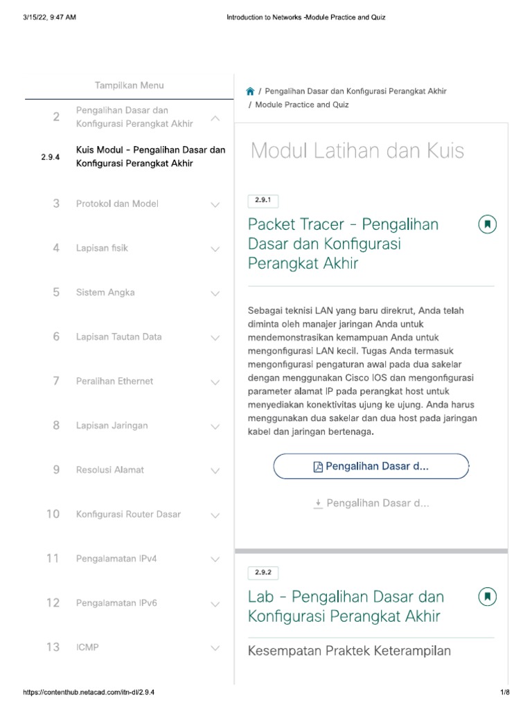 Modul 2 Jarkom | PDF