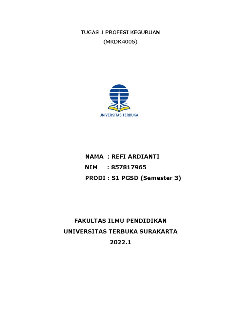 Format Jawaban Tugas | PDF | Karier & Perkembangan | Kesehatan Holistik