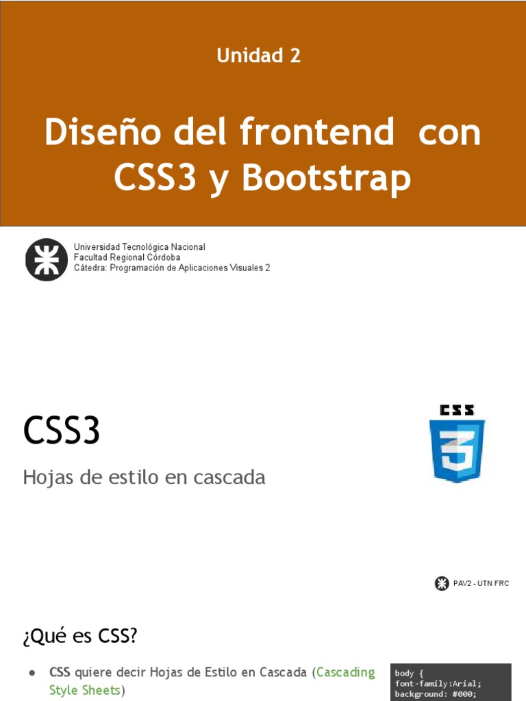 Unidad 02 (Incluye Bootstrap 4.6) | PDF | Bootstrap (marco frontal ...