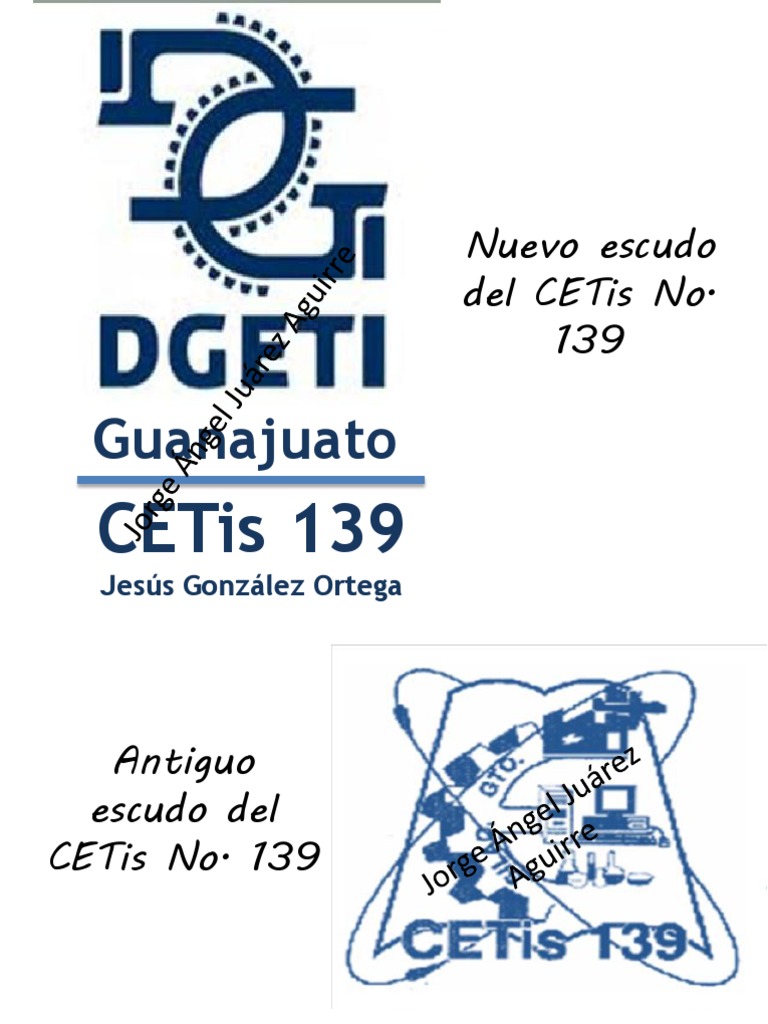 Escudo Nuevo Del CETis 139 y DGETI - Jorge Juarez A. - Los USB | PDF ...