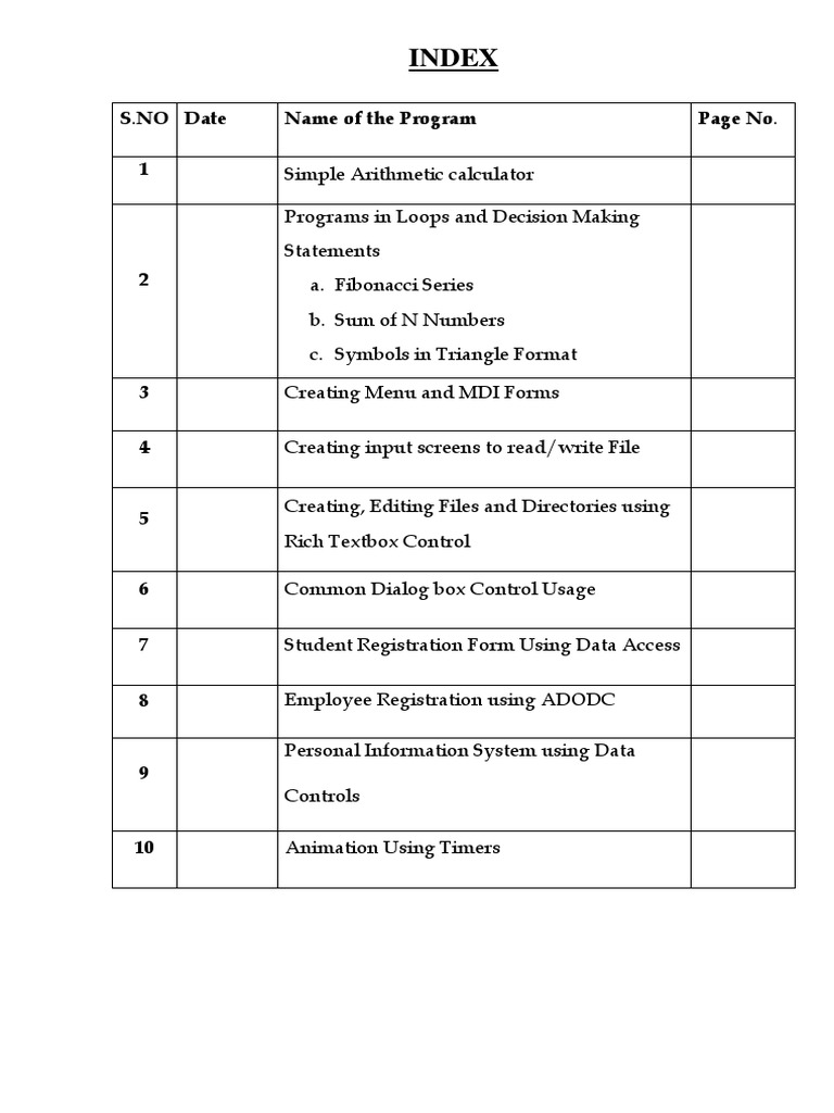 VB Lab Programs | PDF | Computing | Software