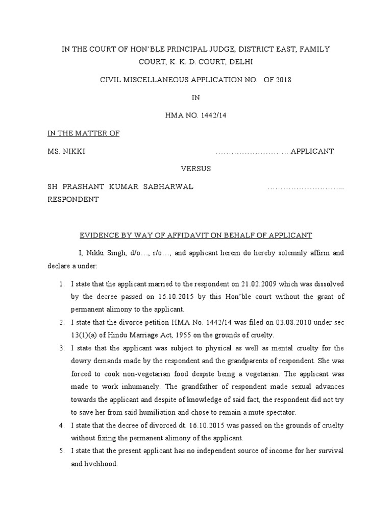 Evidence by Way of Affidavit | PDF | Government | Social Institutions