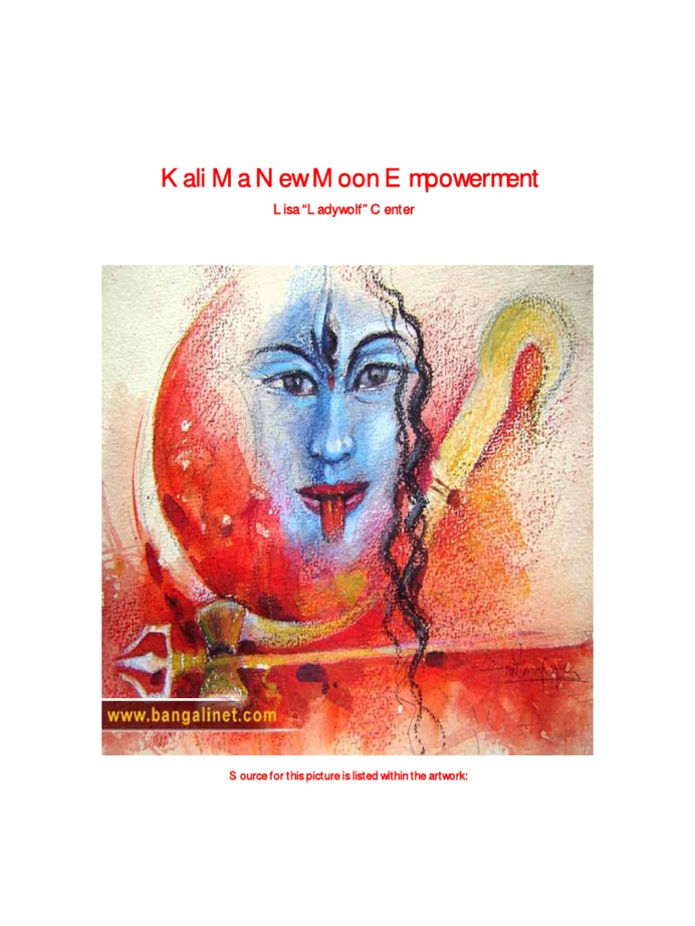 Kali Ma New Moon Empowerment Manual | PDF | Kali | Religious Behaviour ...