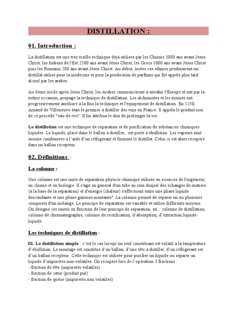 TP Distillation 2019 | PDF | Chemistry | Chemical Engineering