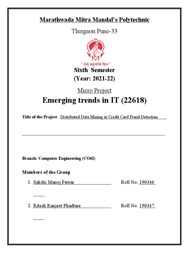 Eti Microproject | PDF