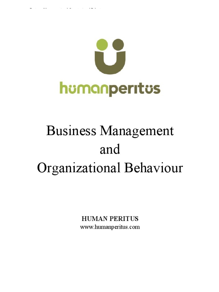 Business Management | PDF
