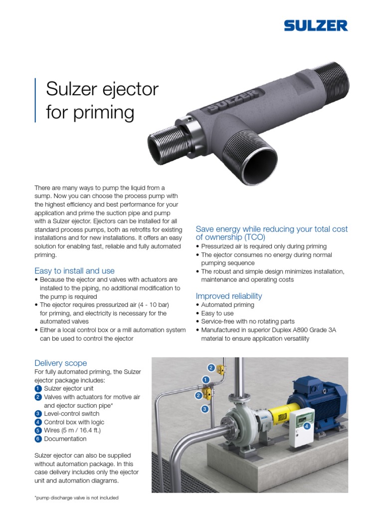 ejector_for_priming_e10514 | PDF | Pump | Automation