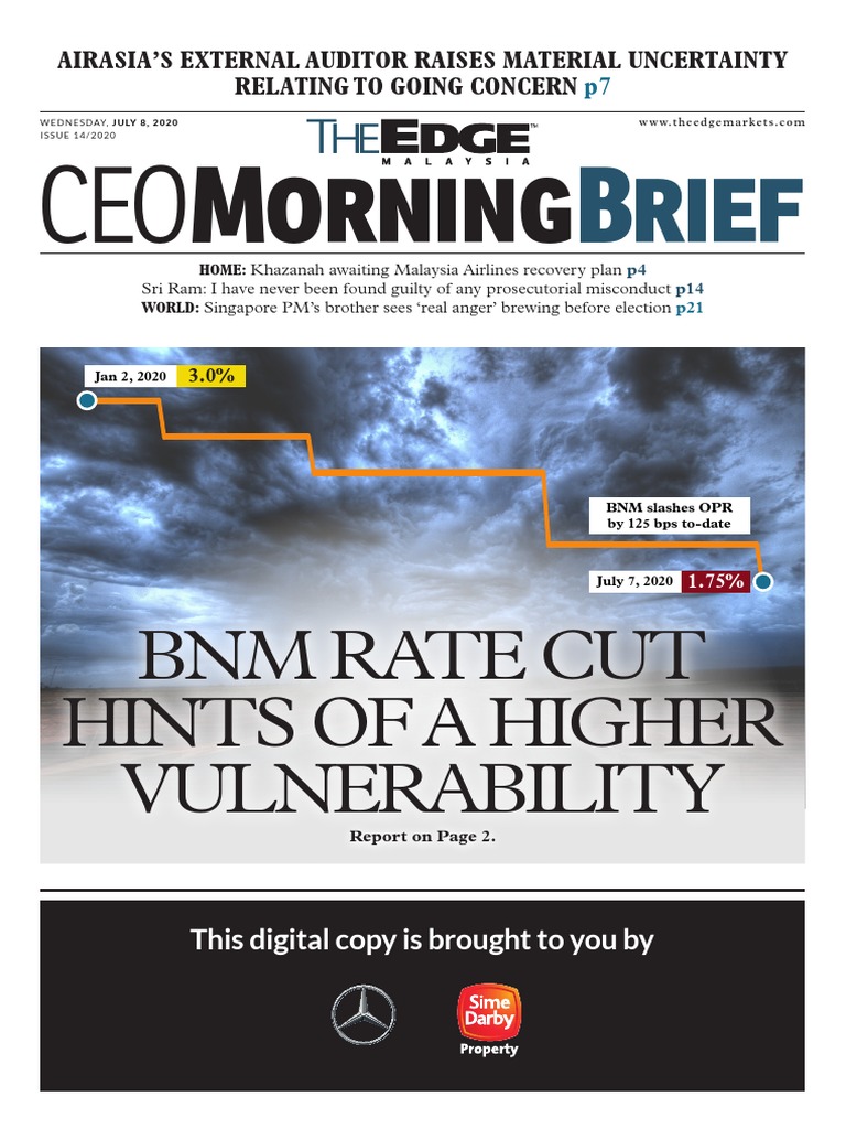 The Edge - CEO Morning Brief at 2020-July-08 | PDF | Day Trading ...