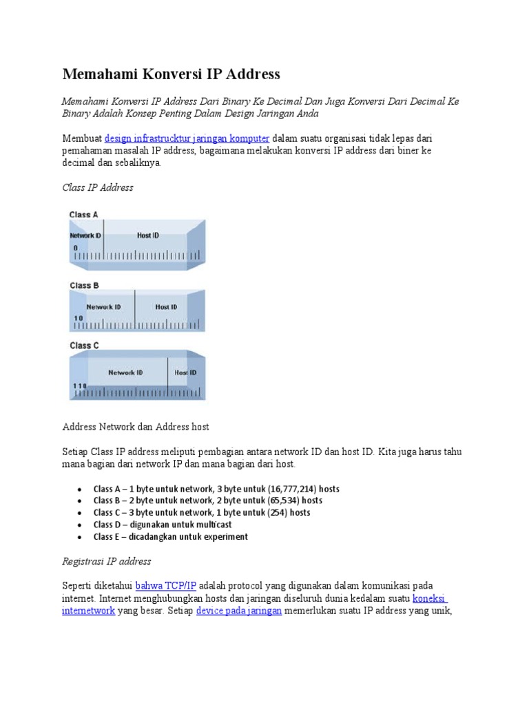 Memahami Konversi IP Address | PDF