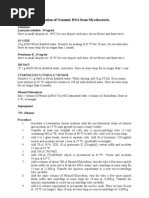 CTAB DNA Extraction Method | PDF