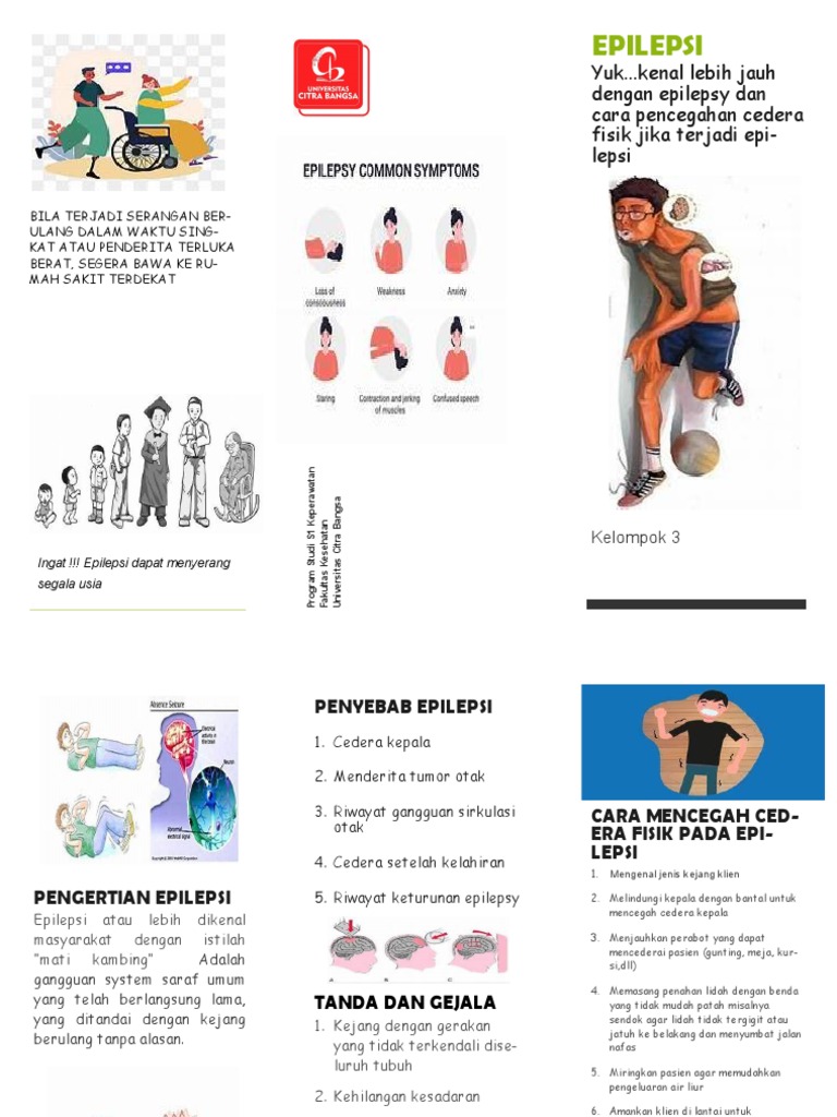 MENGENAL EPILEPSI DAN UPAYA PENCEGAHAN CEDERA | PDF