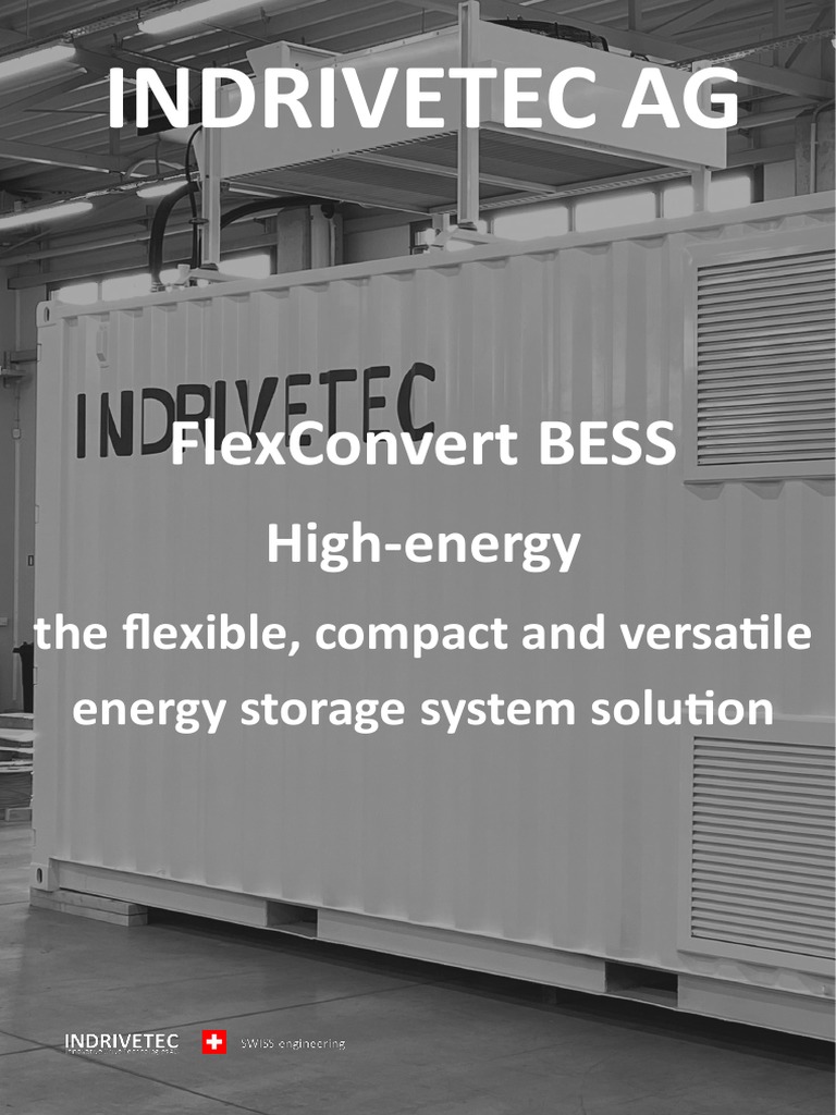 Indrivetec High-Energy Bess 09.05.22 | PDF | Electrical Grid | Power Supply