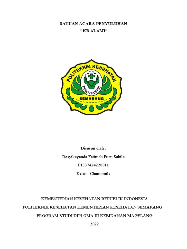 Sap KB Alami - (K1) | PDF