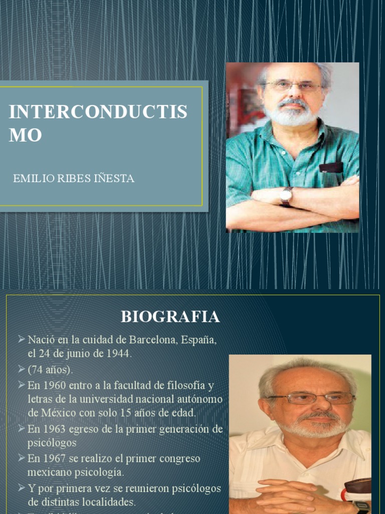 Emilio Ribes | PDF | Sicología | Comportamiento