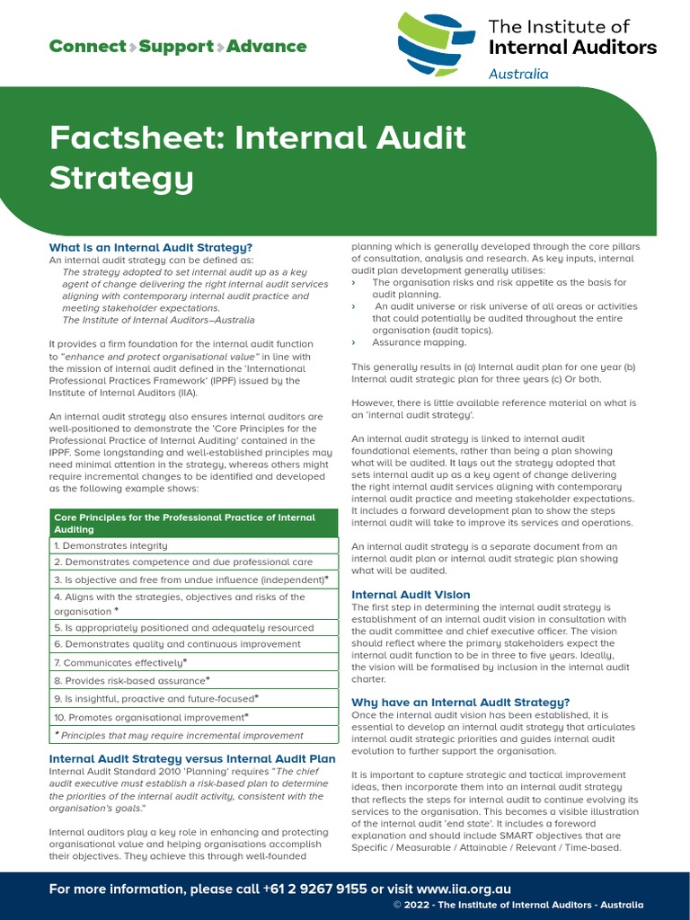 Internal Audit Strategy | PDF | Internal Audit | Audit