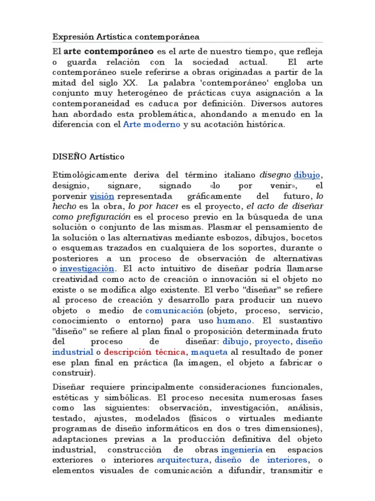 Arte y Patrimonio 1, III Lapso | PDF | Diseño | Ciencia cognitiva