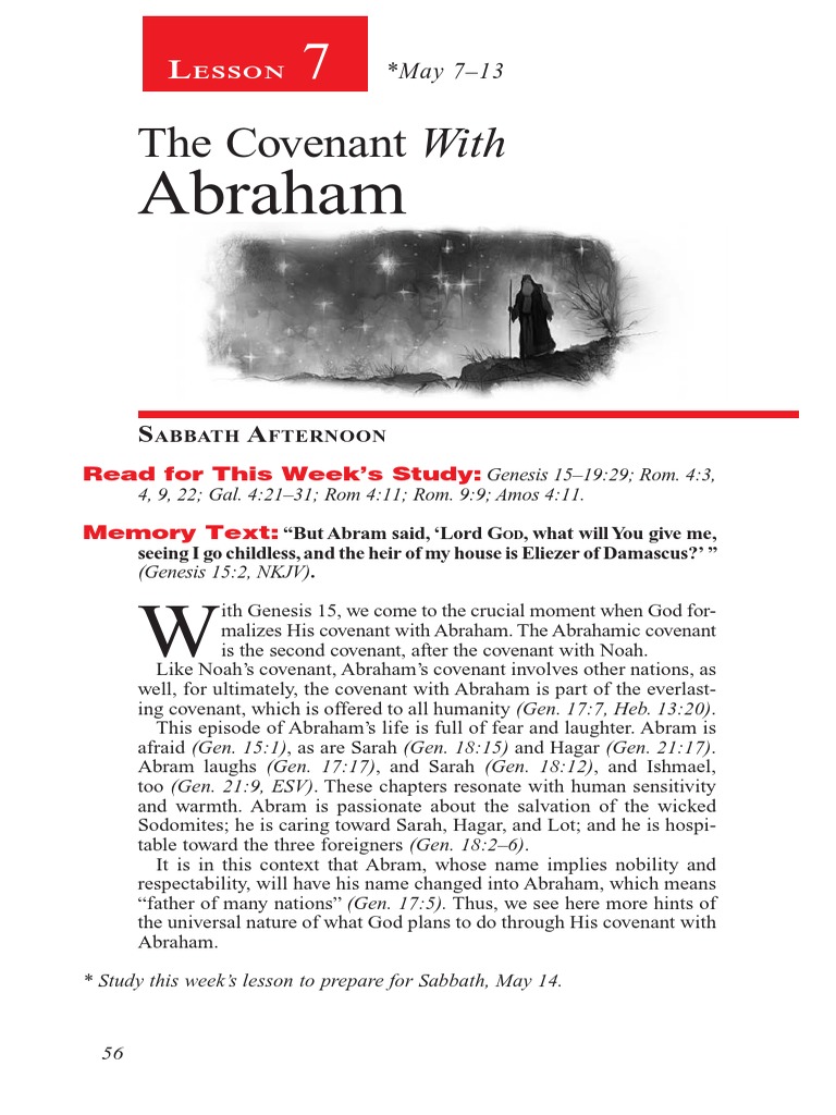 Abrahamic Covenant Explained | PDF | Book Of Genesis | Abraham