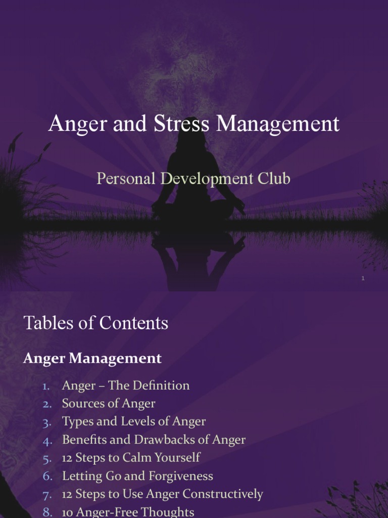 Anger and Stress Management | PDF | Anger | Stress (Biology)