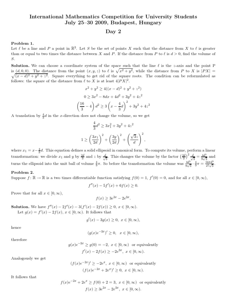 imc-2009-problems-with-solutions-day-2-pdf-matrix-mathematics