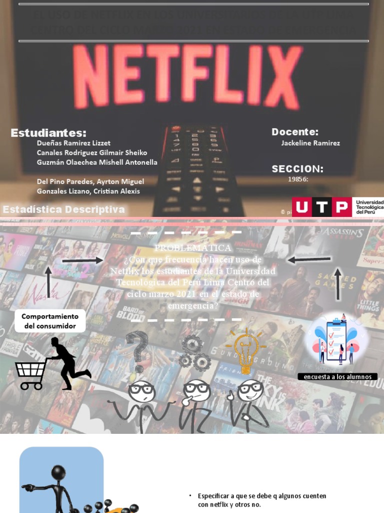 El Uso De Netflix Estadistica Descriptiva Y Probabilidades Pdf