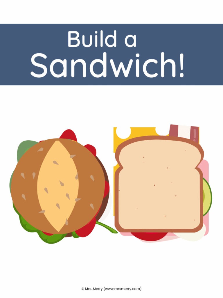 Build A Sandwich - Kids Activities - Mrsmerry | PDF