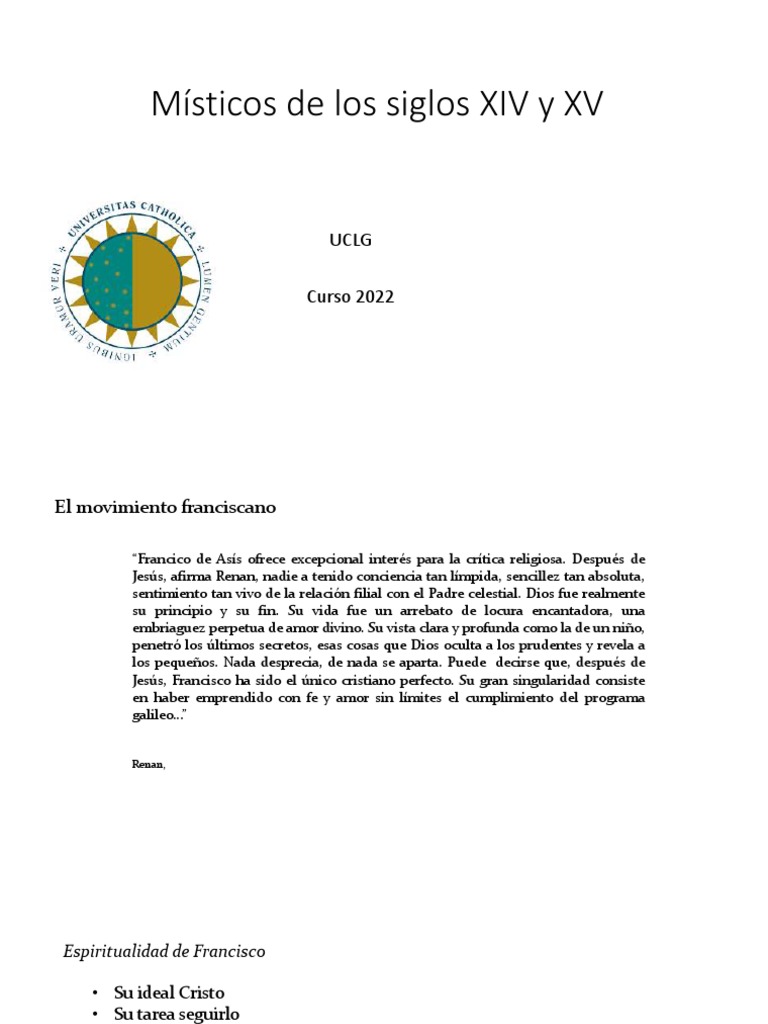 La Devotio Moderna | PDF | Francisco de Asís | Papa