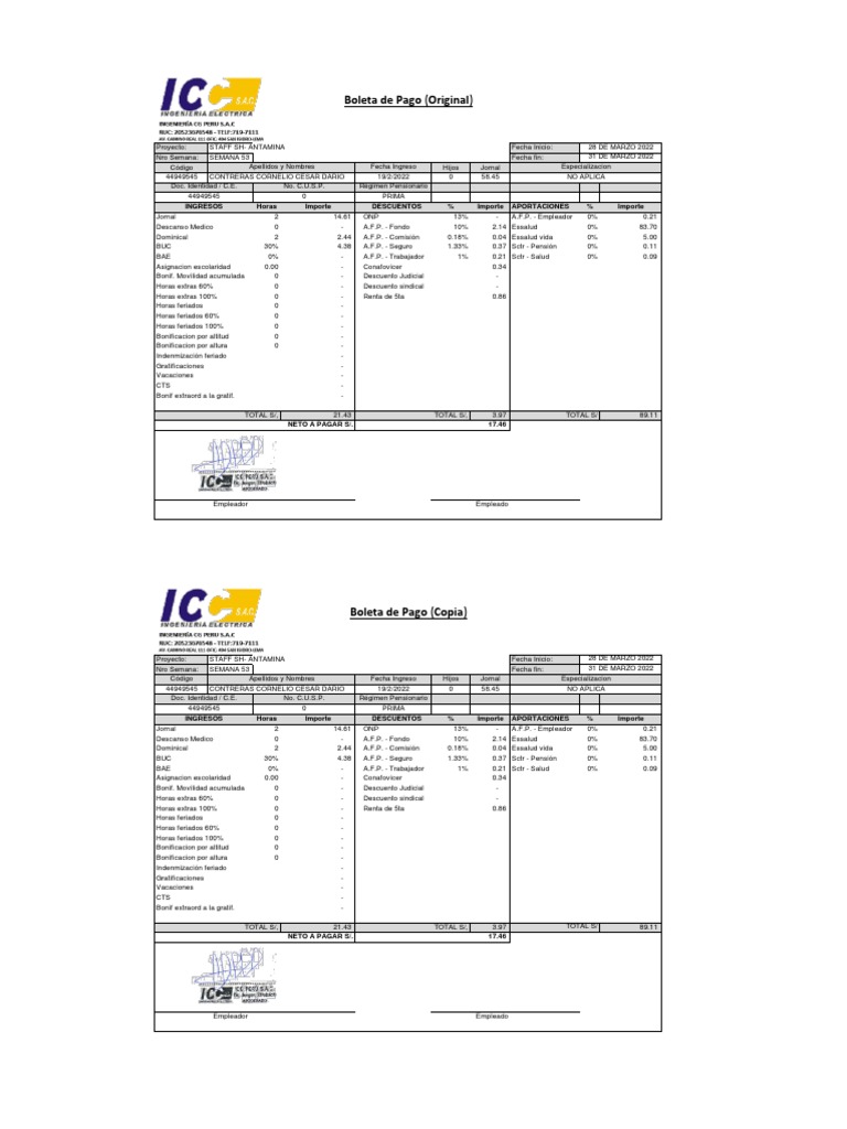BP - Del 28 AL 31 MARZO 2022 - CONTRERAS, CESAR | PDF