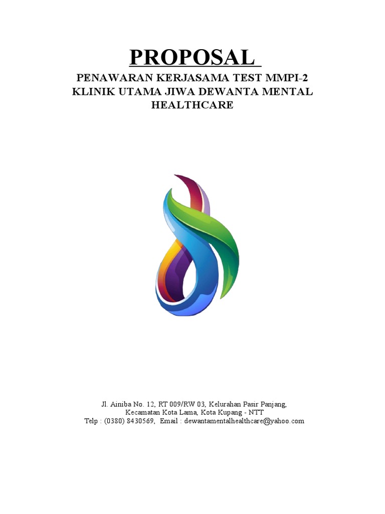 Proposal Mmpi FIX | PDF | Karier & Perkembangan | Pengembangan Diri