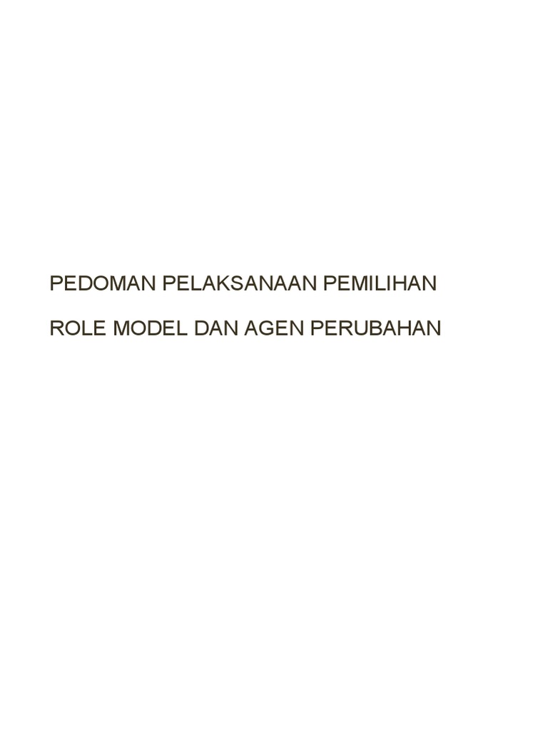 Assessment Role Model Agen Perubahan | PDF Assessment Role Model Agen Perubahan | PDF
