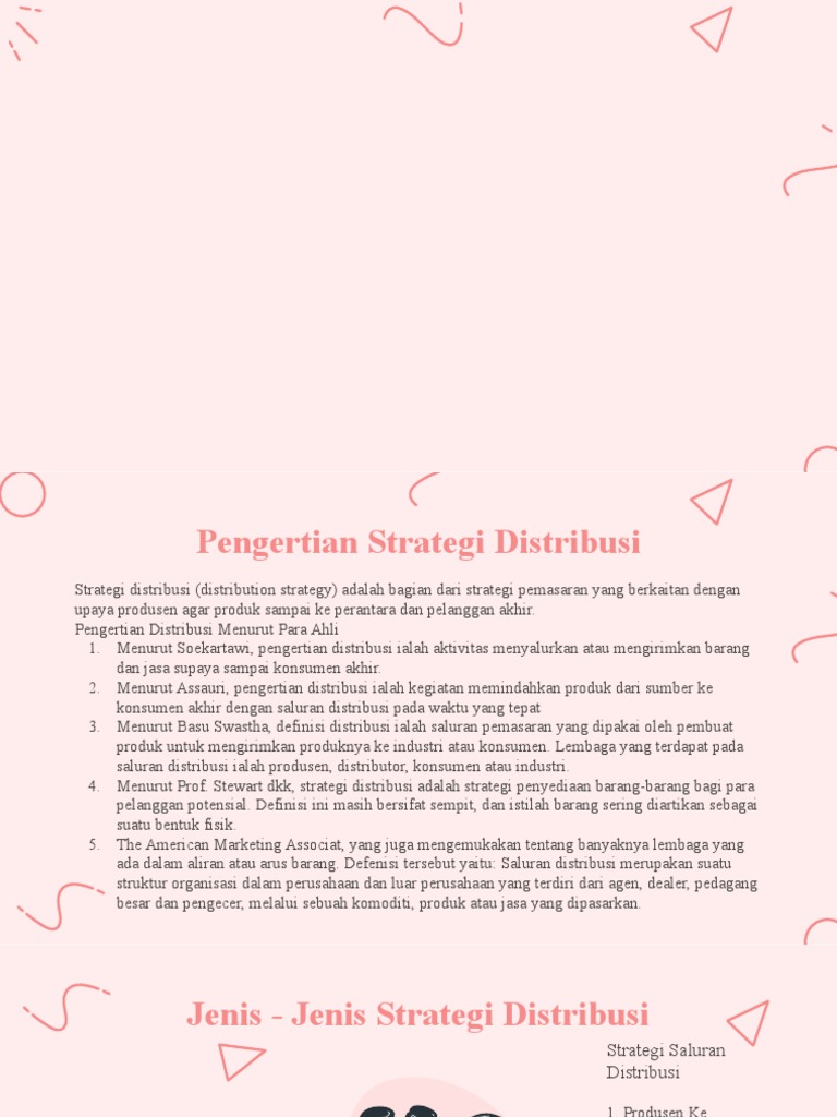 PPT-Strategi Distribusi | PDF