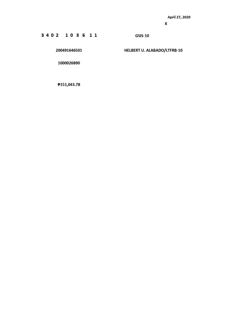 Landbank Oncall Payment Slip Sample | PDF | Business | Finance & Money ...
