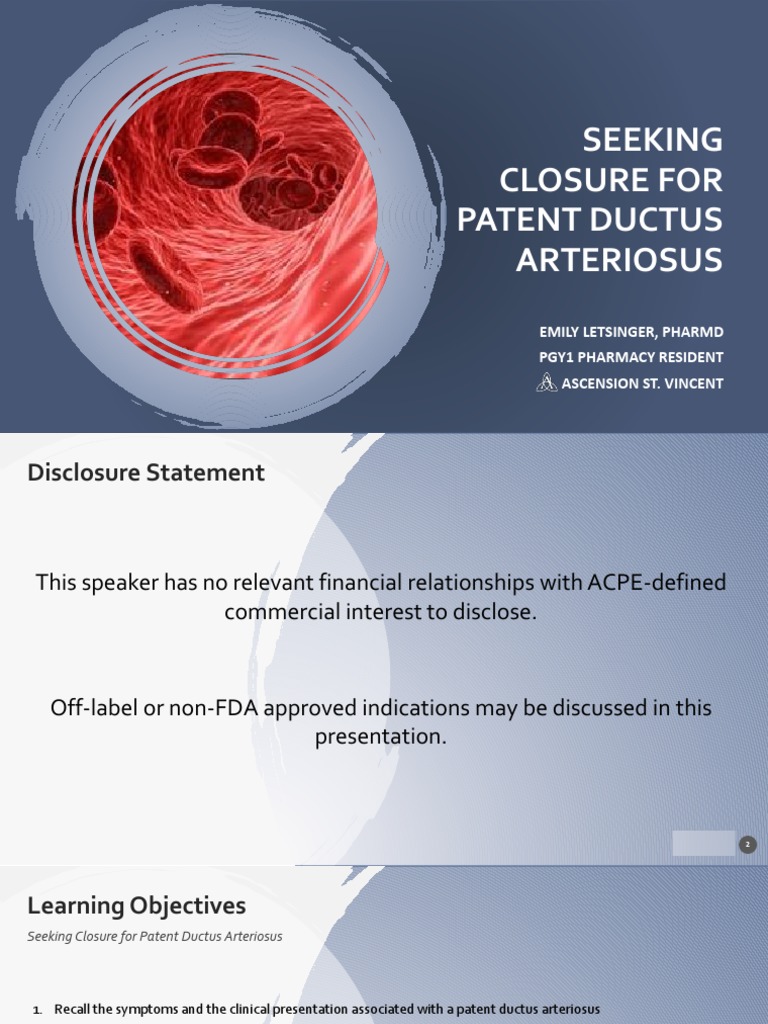 Seeking Closure For Pda - Neonatal Care Update | PDF | Circulatory ...