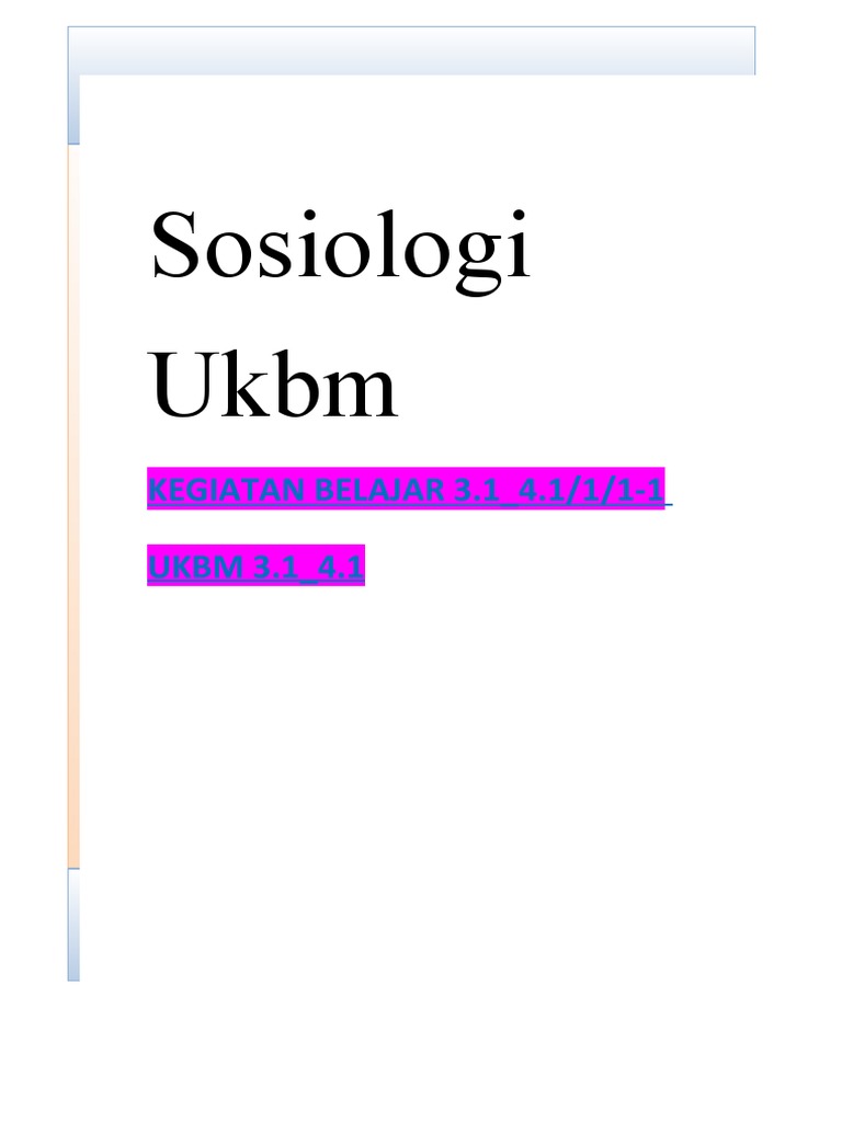 UKBM SMT 1 | PDF