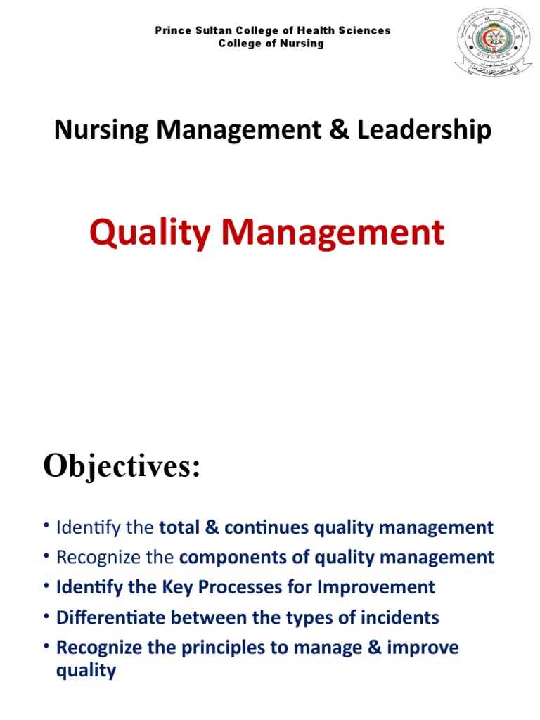 Quality Management | PDF | Joint Commission | Quality Management