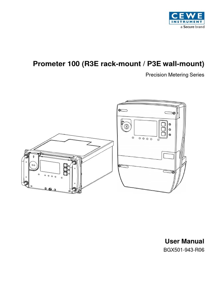 Prometer 100 User Manual (Cewe) BGX501-943-R07 | PDF | Power Supply ...