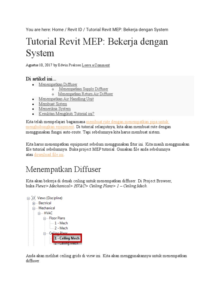 Mep Revit | PDF