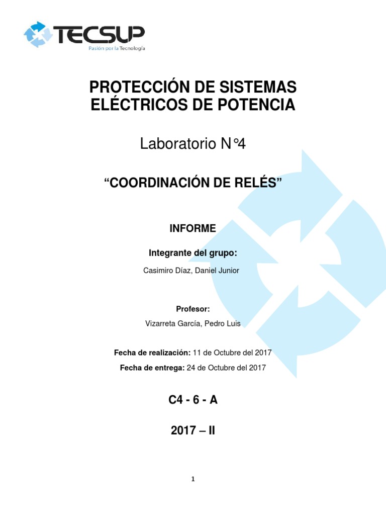 PSEP - LAB 04 - Casimiro | PDF | Transformador | Relé
